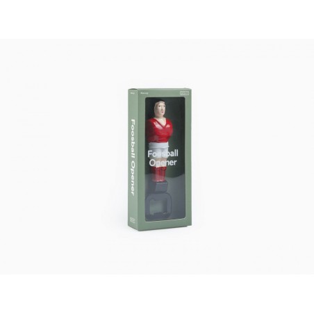 Décapsuleur joueur baby foot rouge