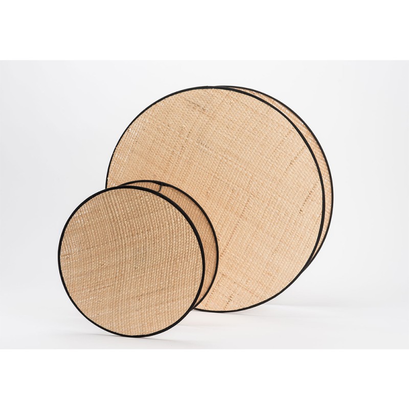 Abat-jour Luna 30 cm en rabane