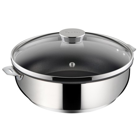 Sauteuse Salvaspazio avec son couvercle 28 cm en inox