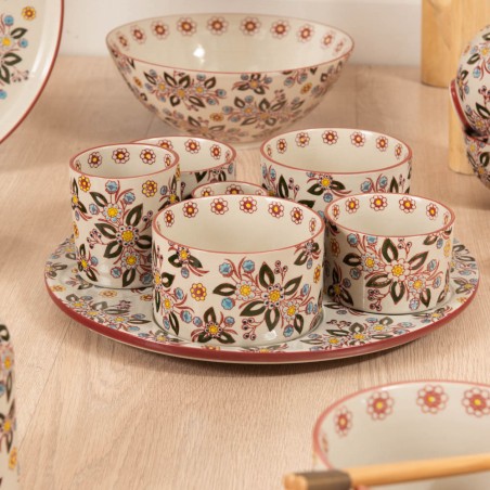 Service apéritif 6 pièces Siena 31 cm